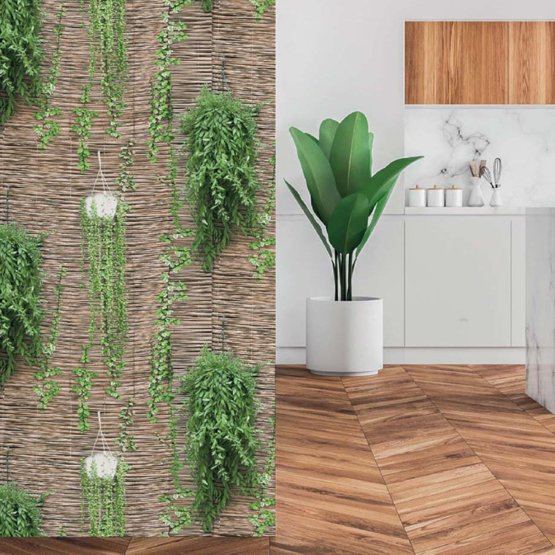 Papier Peint Trompe L Oeil Vegetal