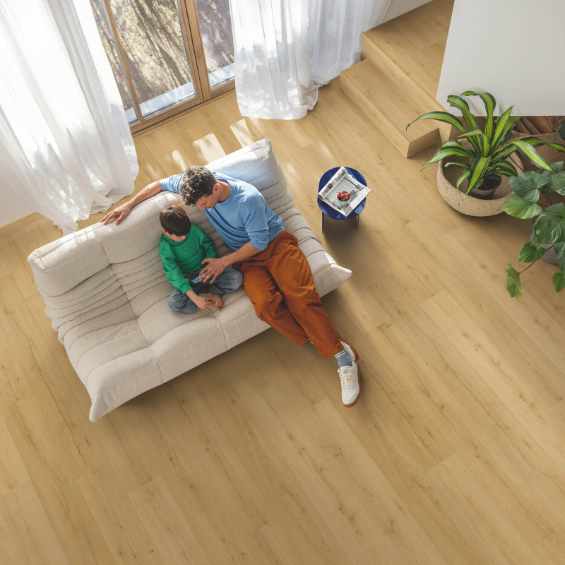 Lame PVC clipsable - Chêne miel brossé - AVMPU40318 - Bloom - Alpha ...