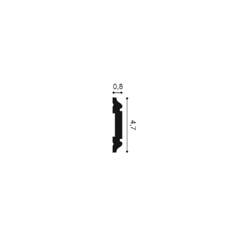 Cimaise murale - moulure décorative Duropolymer® - Orac Decor - PX144