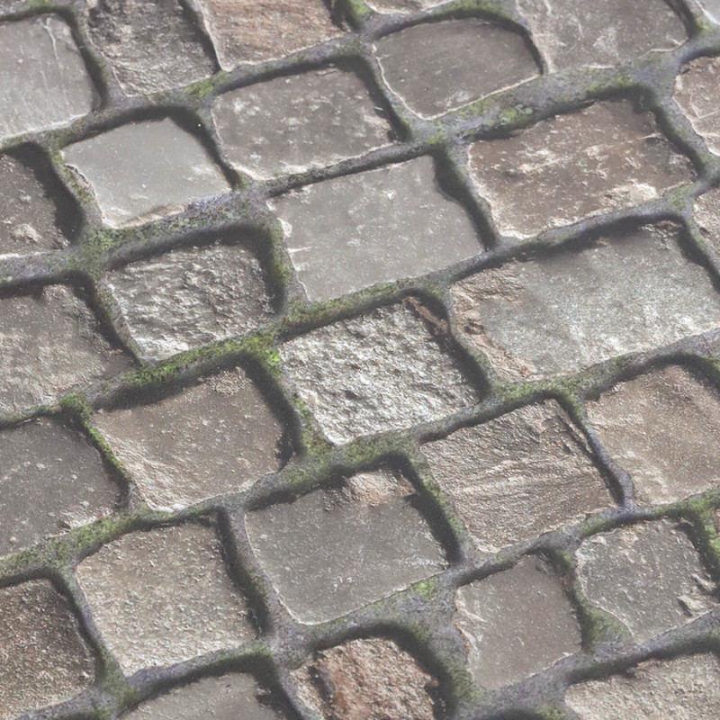Sol PVC - Cobble - Décor 3D réaliste Pavé de rue grès - Optima ...